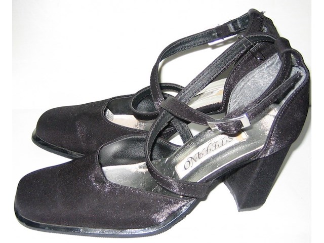 Crne sandale od ripsa  vel 36