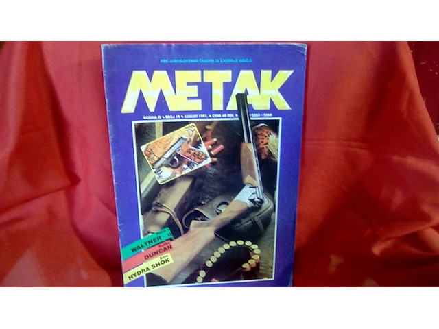 Metak br.19 1991.               --GLANC--