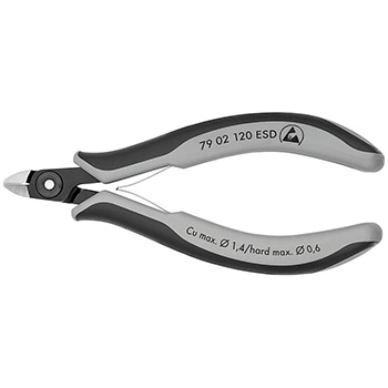 Knipex precizne kose sečice za elektroniku ESD 120mm 79 02 120 ESD