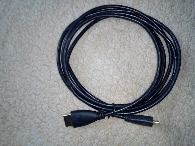 Kabel HDMI na HDMI mikro m/m (kao na slici) 2 m