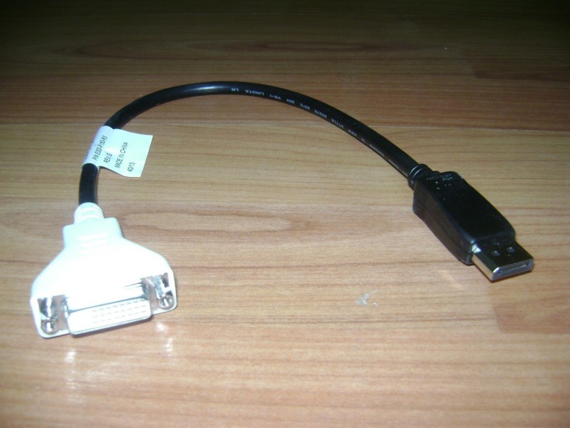 Display Port to DVI Adapter Cable ispravan i testiran