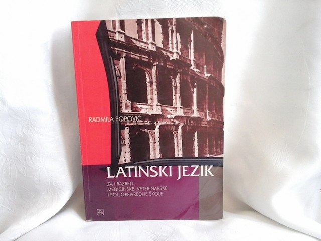 Latinski jezik I prvi medicinske Radmila Popović Zavod