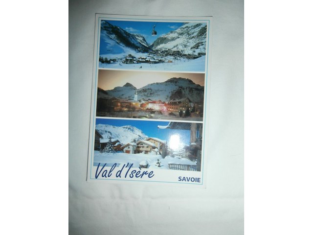 Razglednica Francuska Valdizer (Val d Isere)