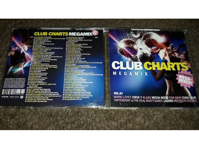 VA - Club charts megamix Vol.01 2CDa , ORIGINAL