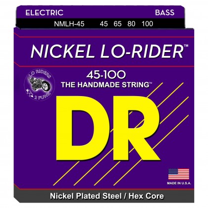 Music box
DR Strings Nickel Lo-Rider NMLH 45 Žice za bas gitaru