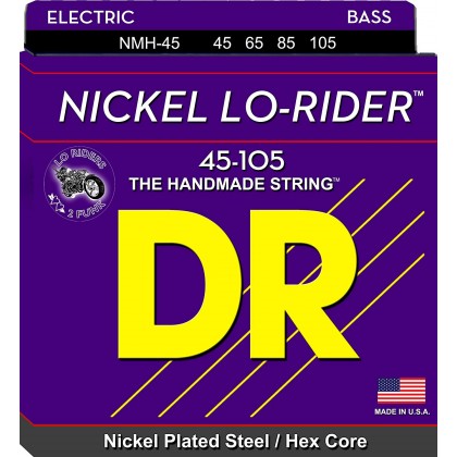 Music box
DR Strings Nickel Lo-Rider NMH 45 Žice za bas gitaru
