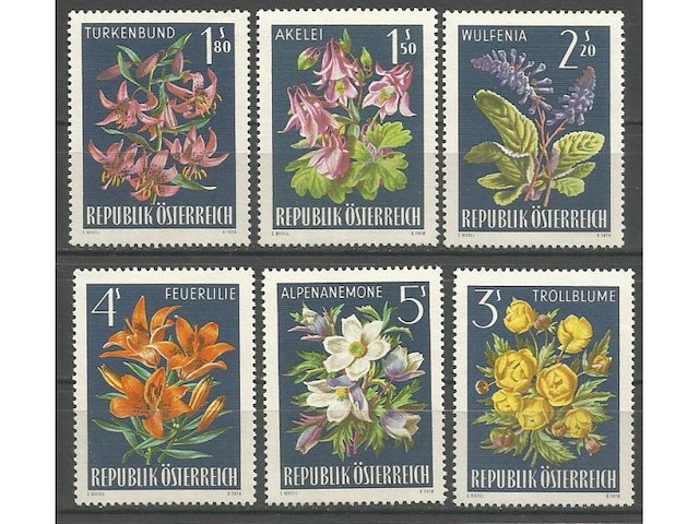 Austrija,Flora 1966.,čisto