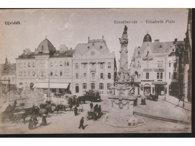 Novi Sad oko 1912. Elizabet plac.