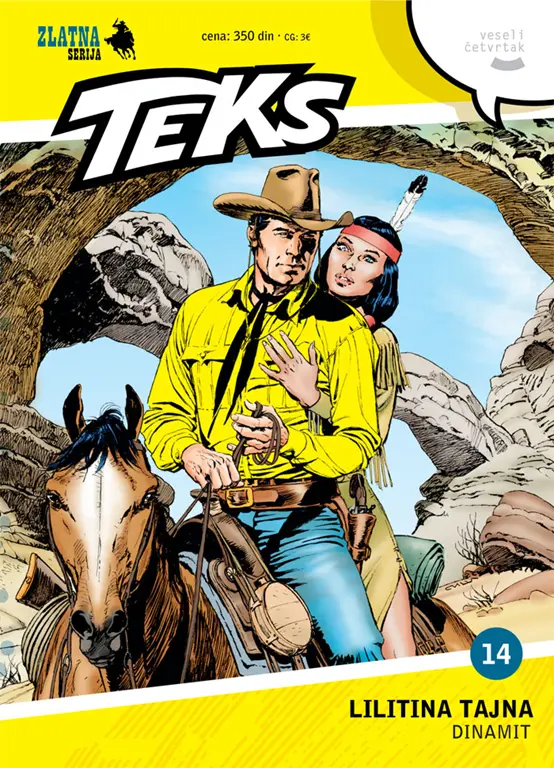 Veseli Četvrtak Zlatna serija 14 - Tex, Lilitina tajna (korica A)