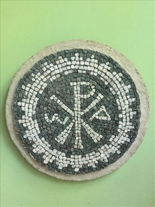 Mozaik Hristov monogram