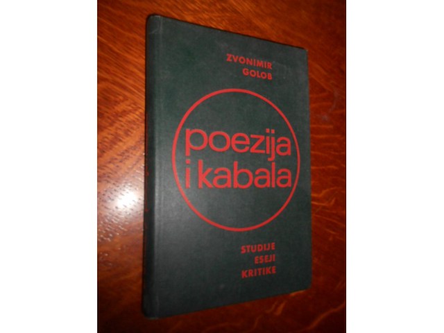 poezija i kabala - zvonimir golob
