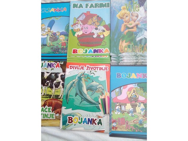 Bojanke,kompleti -Dinosaurusi,Princeze,Domaće životinje