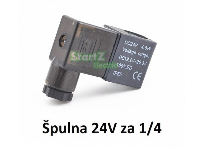 Spulna 24V DC za pneumatske razvodnike 1/4 i druge