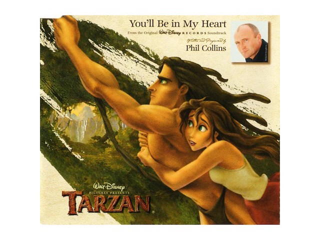 Phil Collins ‎– You`ll Be In My Heart CD, Maxi-Single