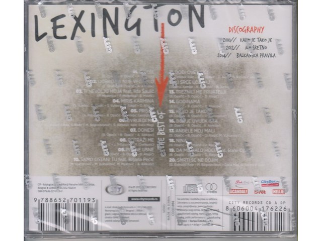 cd / LEXINGTON the best of - nekorišćeno !!!!!!!!!!