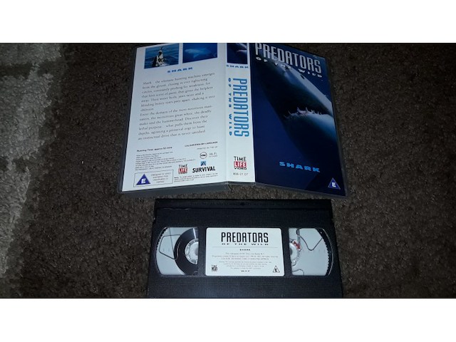 Predators of the wild, Shark VHS , NOVO !