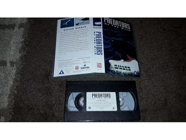 Predators of the wild, Killer whale VHS , NOVO !