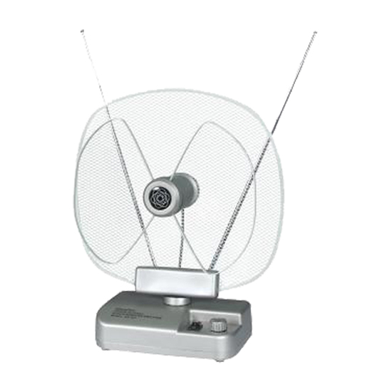 Antena sobna Falcom ANT-204 S sa pojačalom, 36 db, Srebrana