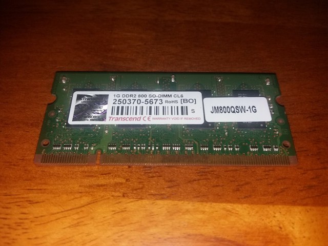 Ram memorija DDR2 Transcend 1GB , 800MHz