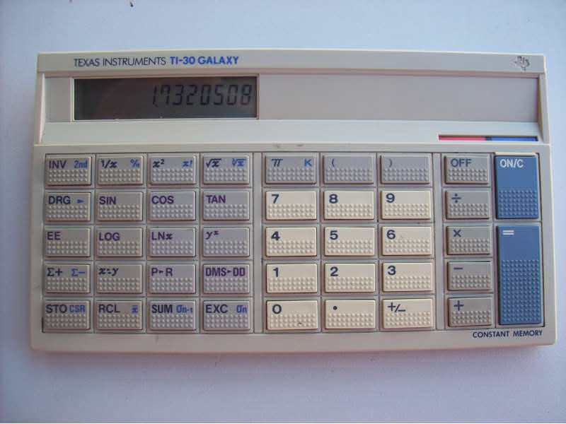 Texas  Instruments TI-30 GALAXY