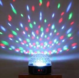 LED disko kugla sa strobom i MP3 plejer