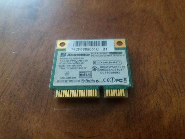 Wireless kartica AR5B95 , skinuta sa Asus X54C