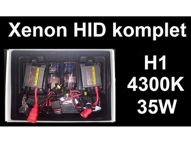 Xenon H1 komplet - HID - 4300K - 35W