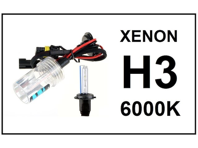 H3 XENON sijalica - 6000K - 35W - 1 komad