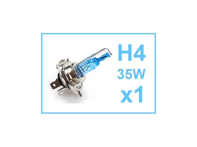 Xenon H4 sijalica - PLAVA - 35W - 1 komad