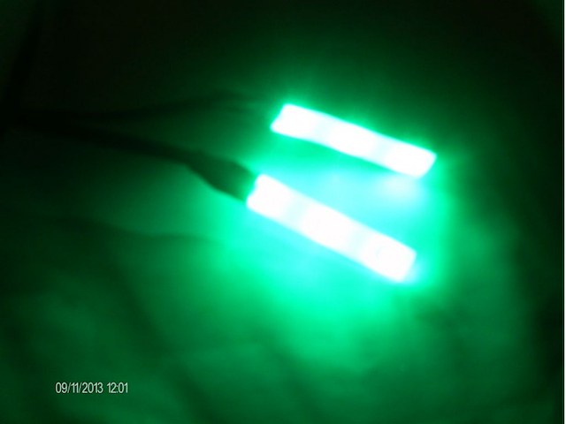 LED TRAKE 2KOM. PO 5cm-ZELENE BOJE-vodootporne