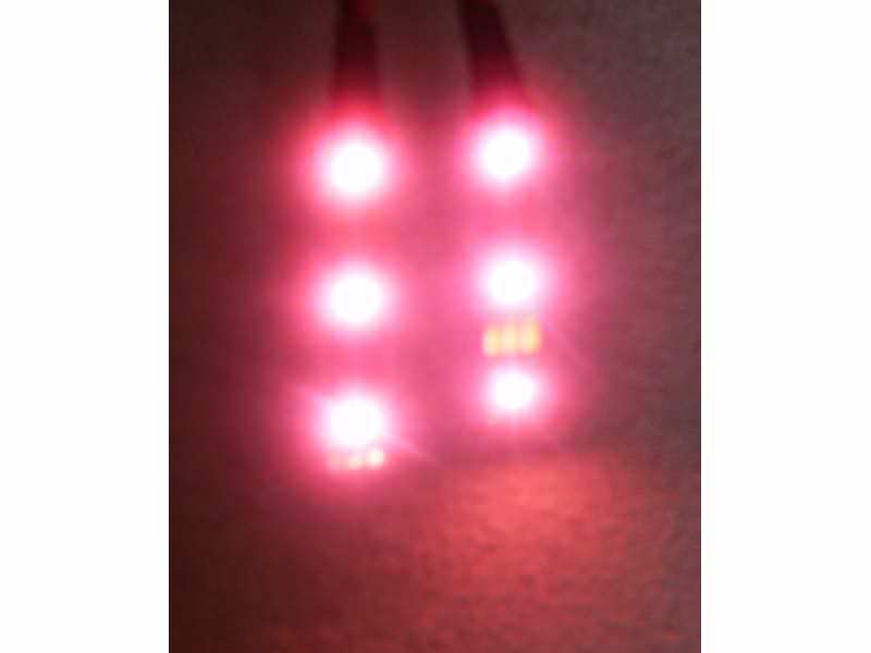 LED TRAKE 2KOM. PO 5 CM-PINK BOJE