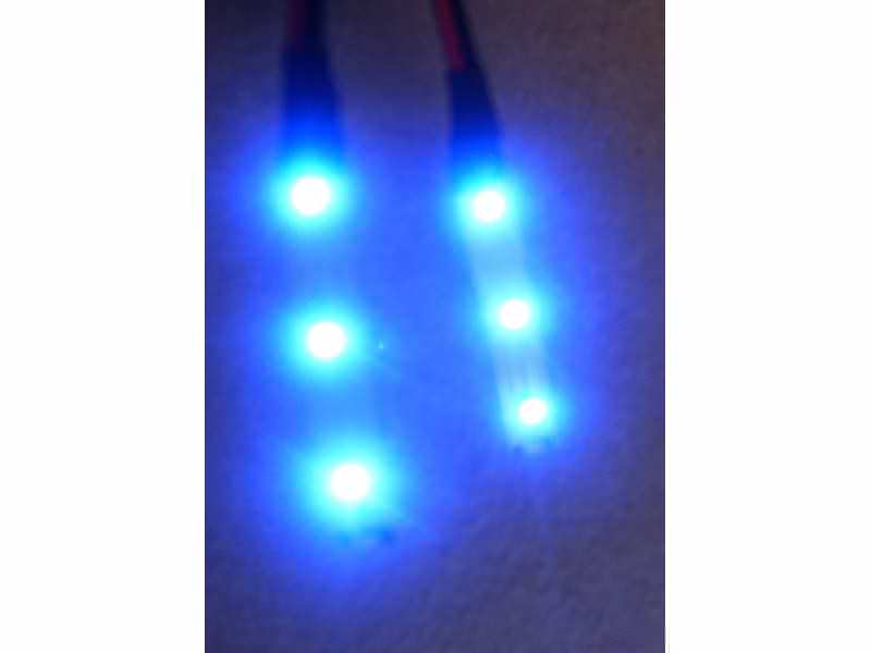 LED TRAKE 2KOM. PO 5 CM-PLAVE BOJE