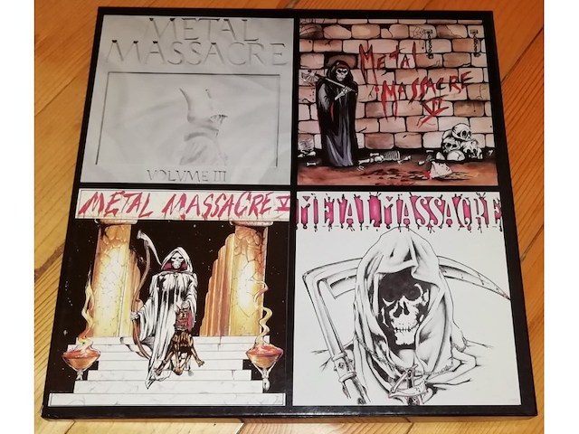 Various ‎– Metal Massacre Volume III - VI (4LP)