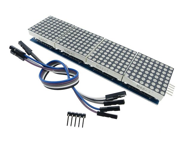 ČETVOROSTRUKI LED DOT MATRIX MODUL 8X8