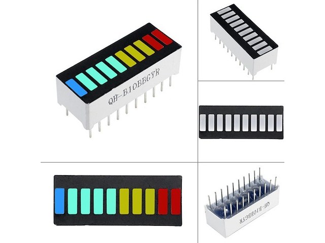 LED BAR 10 SEGMENATA MULTIKOLOR