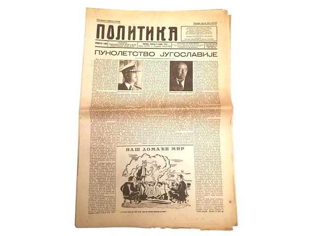 Politika 6. april 1941.