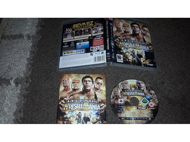 Legends of wrestle mania PlayStation 3