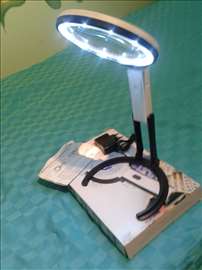Lupa stona podesiva sa LED svetlom