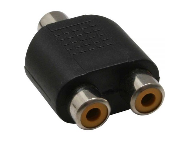 Adapter RCA f - 2x RCA f