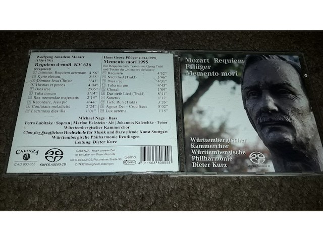 Mozart/Requiem, Pflüger/Memento mori SACD