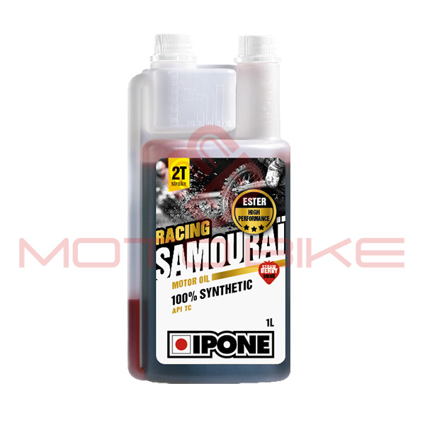 IPONE sintetičko ulje za mešavinu 2T dozer sa mirisom JAGODE Samourai racing 1L