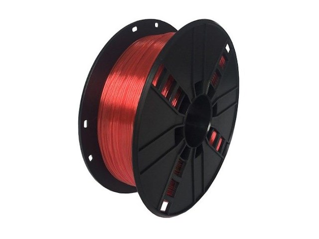 3DP-PETG1.75-01-R PETG Filament za 3D stampac 1.75mm, kotur 1KG RED