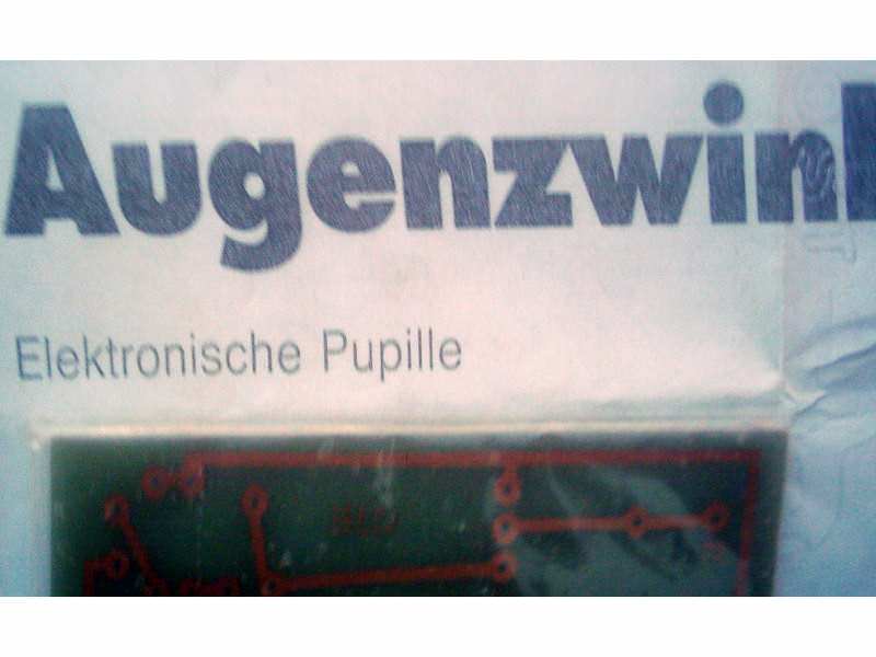 Stampana plocica : Elektronische Pupile