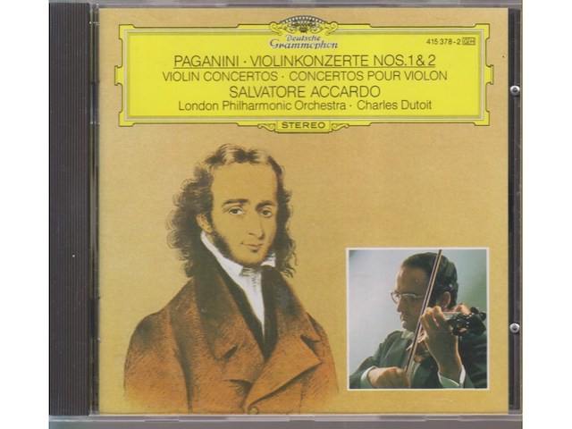 cd / PAGANINI - VIOLINKONZERTE NOS. 1 &; 2