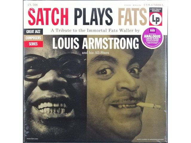 Louis Armstrong &; His AllStars ‎– Satch Plays Fats LP