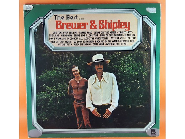 Brewer And Shipley‎–The Best,Brewer &; Shipley,2xLP