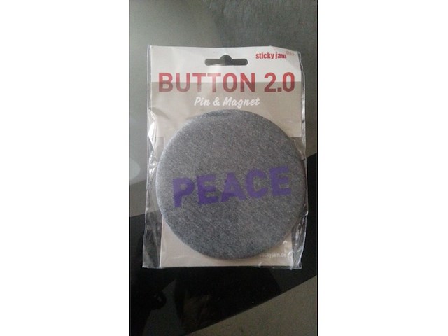 Bedz PEACE Button Pin &; Magnet - NOVO - TOP PONUDA