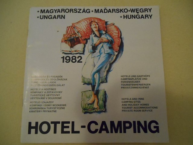 Hotel - Camping Hungary iz 1982.