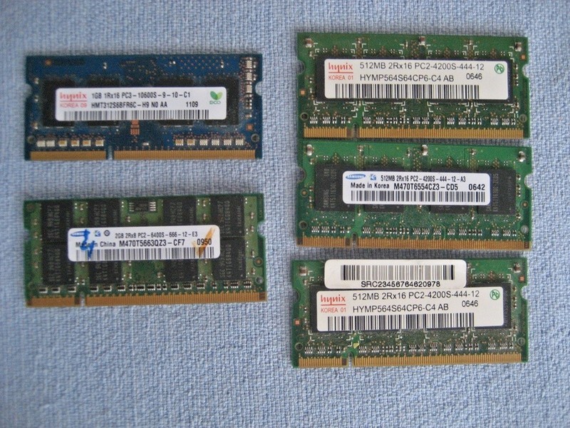 Laptop memorija DDR3+DDR2