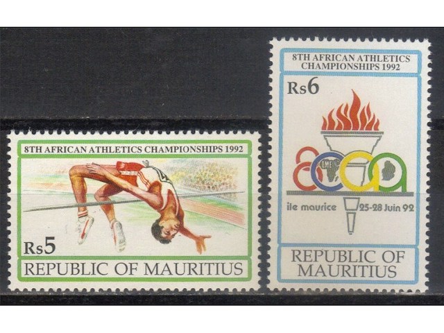 Mauricijus,VIII Afrički atletski šampionat 1992.,čisto